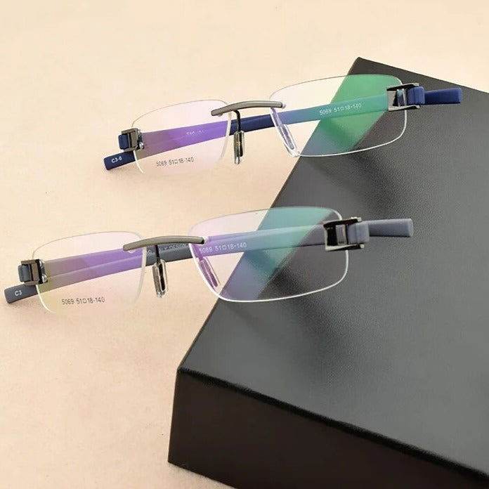 lightweight rimless eyeglass frames with AR coating | Sunglass Lover